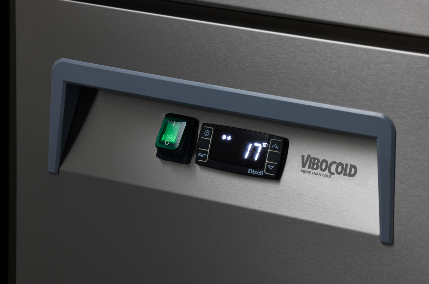 Cooler Counter with 3 Doors | Practical Design in Steel | Vibocold